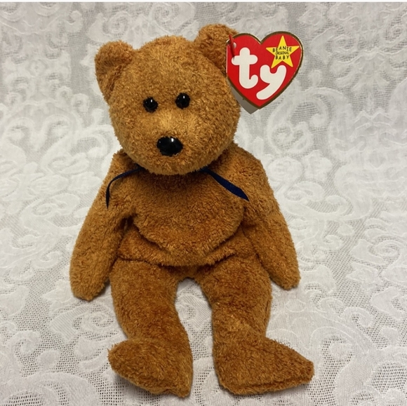 Ty | Toys | Nwt Ty Original Beanie Babies Fuzz Bear | Poshmark